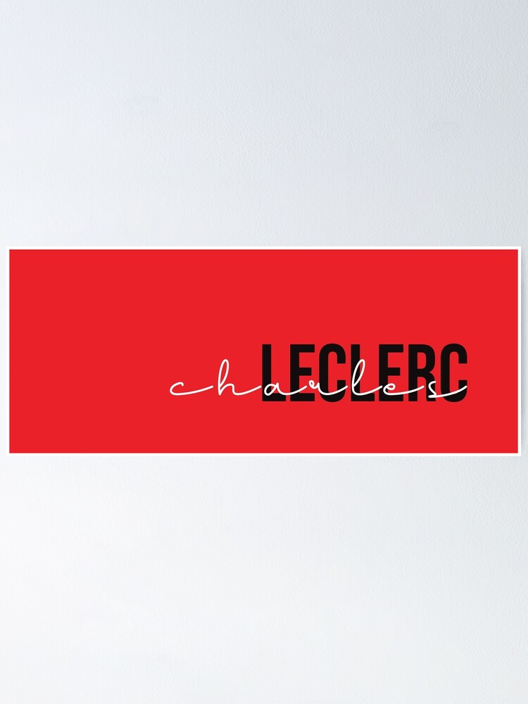 "Charles Leclerc Driver Name - 2022 Season #5" Poster for Sale by ...