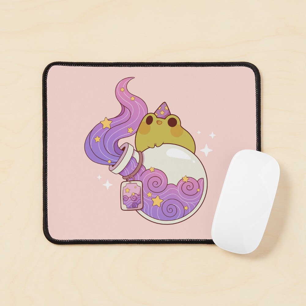 "Dreamy potion with wizard frog" Sticker for Sale by Rihnlin | Redbubble