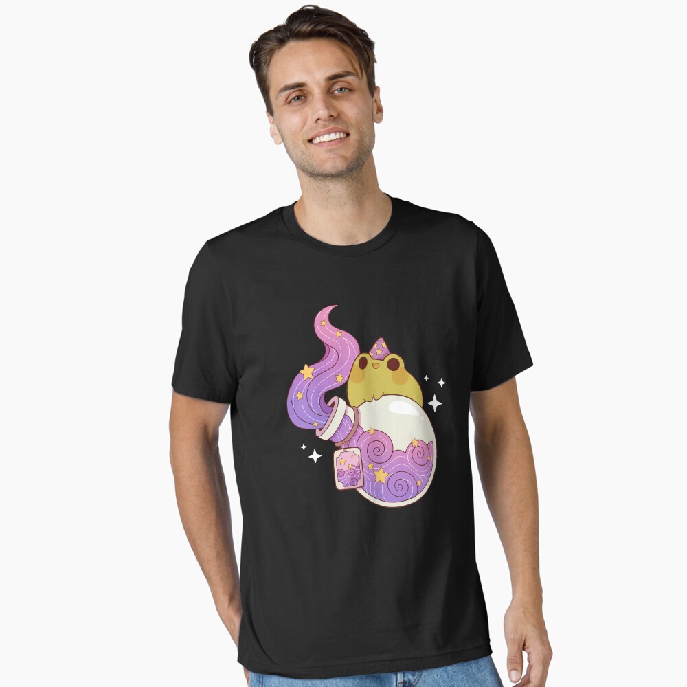 "Dreamy potion with wizard frog" Sticker for Sale by Rihnlin | Redbubble