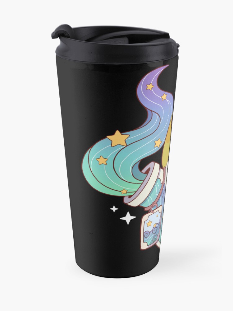 "Dreamy water potion with wizard frog" Travel Coffee Mug for Sale by ...