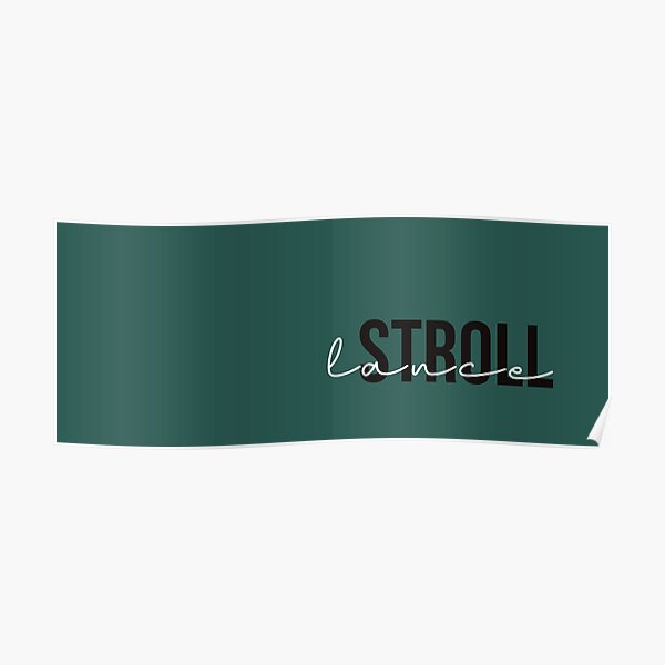 "Lance Stroll Driver Name - 2022 Season #5" Poster for Sale by GreazyL ...