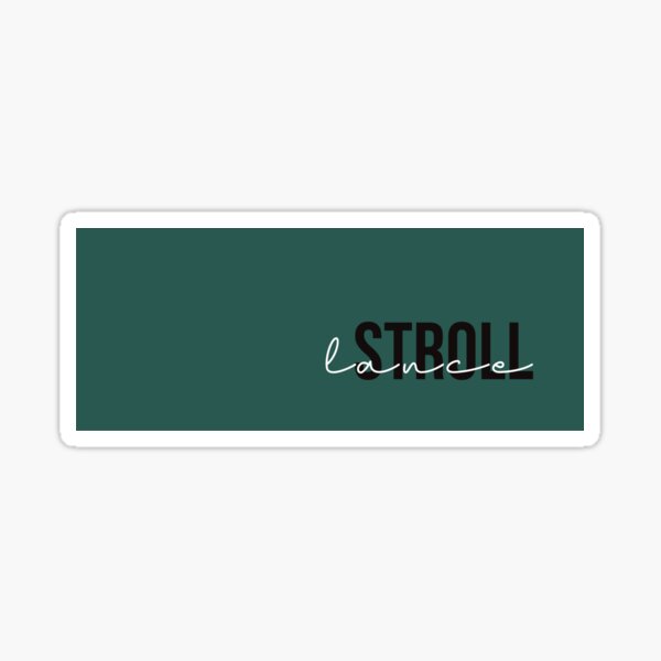 "Lance Stroll Driver Name - 2022 Season #5" Sticker for Sale by GreazyL ...