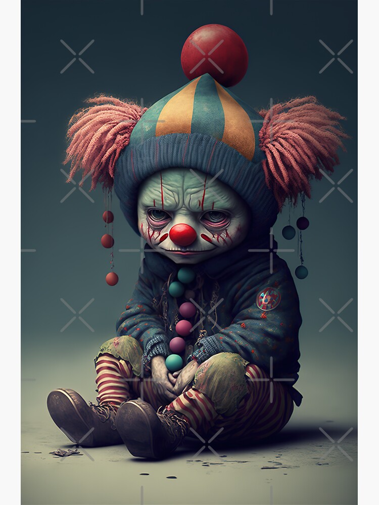 "Scary Clown - Creepy Clown - Totally Freak People Out Weord Clown ...