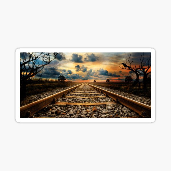 " train track,Railroad art,train wall art,panoramic,panorama,Train art ...