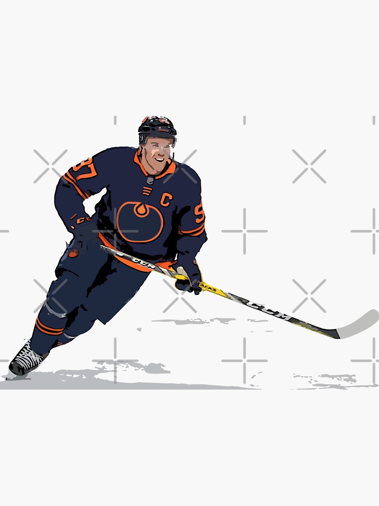 "Connor McDavid" Sticker for Sale by raffrasta | Redbubble
