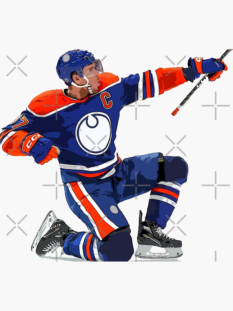 "Connor McDavid" Sticker for Sale by raffrasta | Redbubble