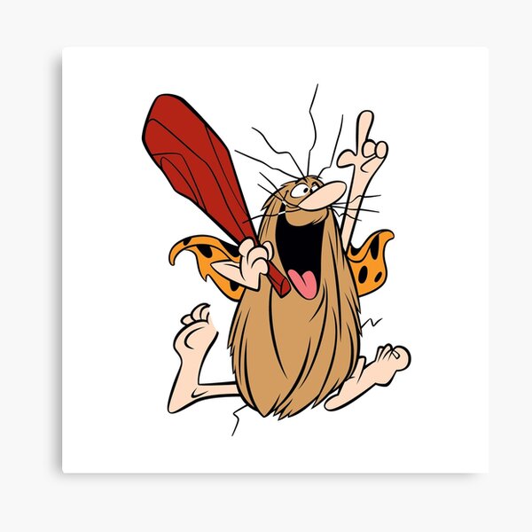 Captain Caveman Canvas Prints | Redbubble