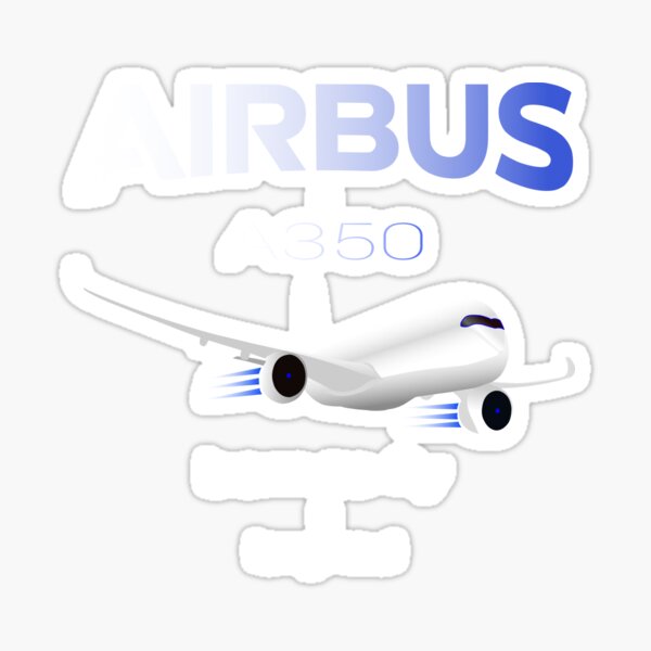 "Airbus A350 Airplane Modern - Gift Pilots" Sticker for Sale by ...