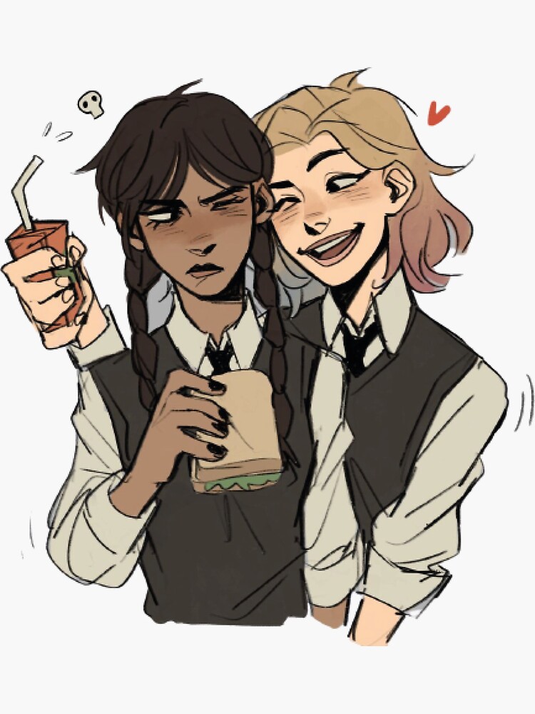 "wednesday Enid addams" Sticker for Sale by justwish | Redbubble