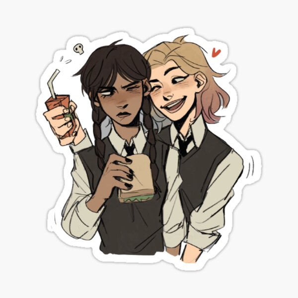 "wednesday Enid addams" Sticker for Sale by justwish | Redbubble