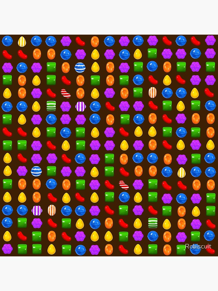 "Candy Crush Grid" Poster for Sale by Robiscuit | Redbubble