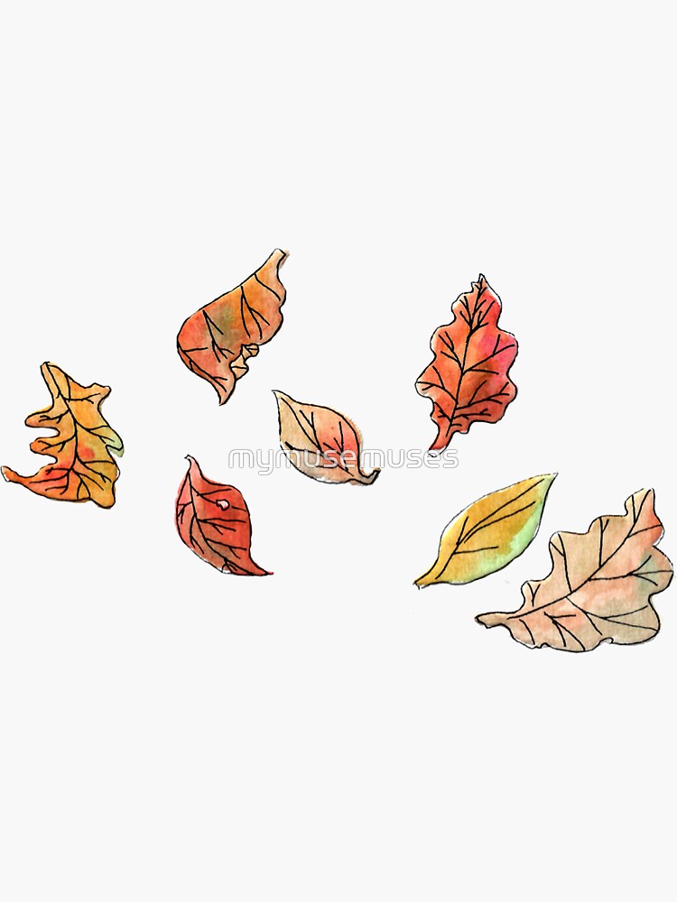 "Fall" Sticker by mymusemuses | Redbubble