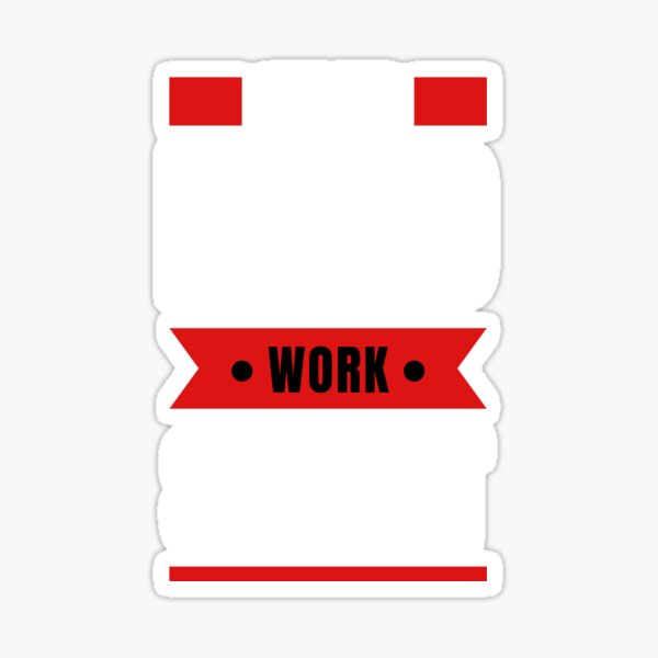 "Work Hard Work Smart" Sticker for Sale by man0s | Redbubble