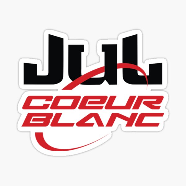 "Jul "Coeur Blanc"" Sticker for Sale by SHGraphix | Redbubble