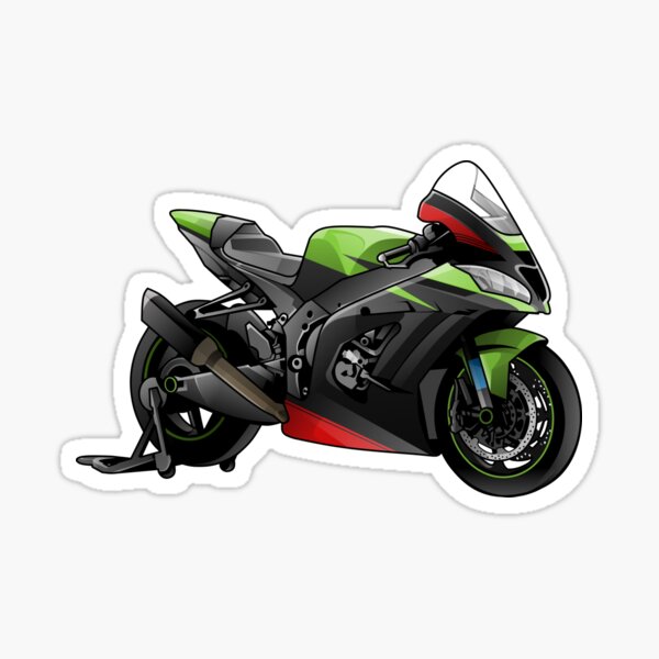 "WSBK Kawasaki" Sticker by MotorcycleLove | Redbubble