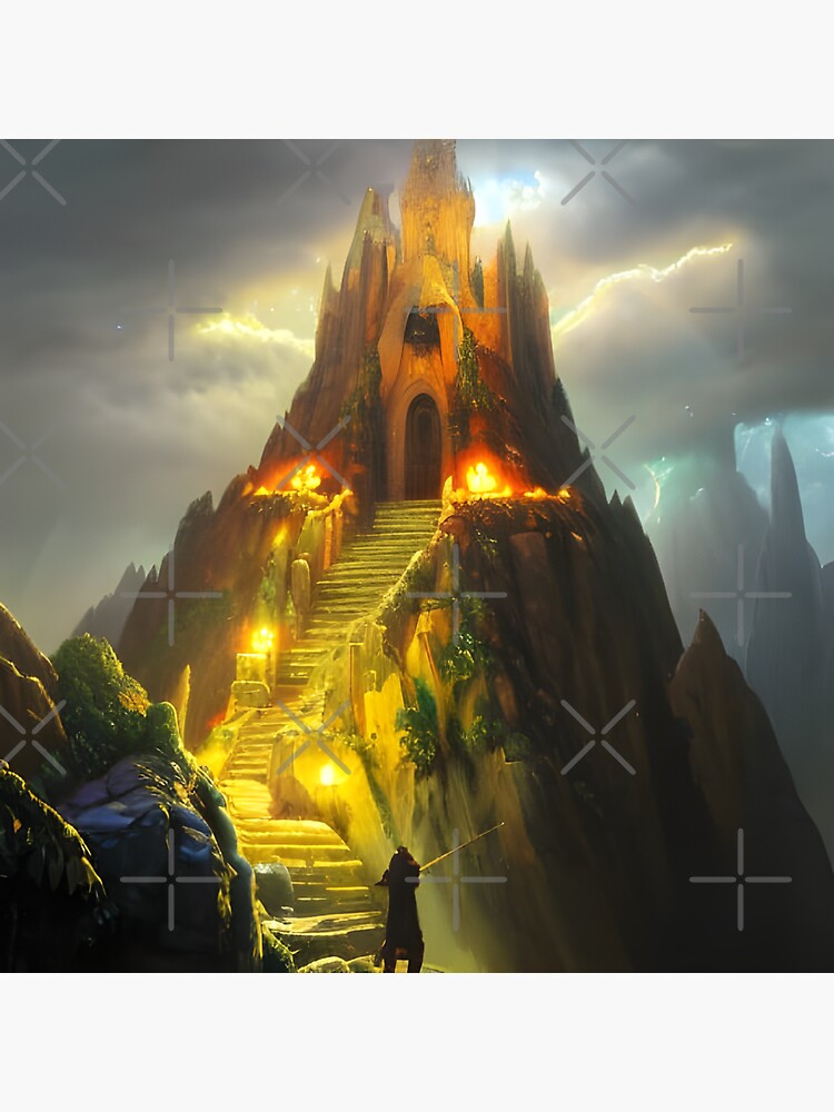 "Forbidden Temple" Sticker for Sale by TheWombatsDen | Redbubble