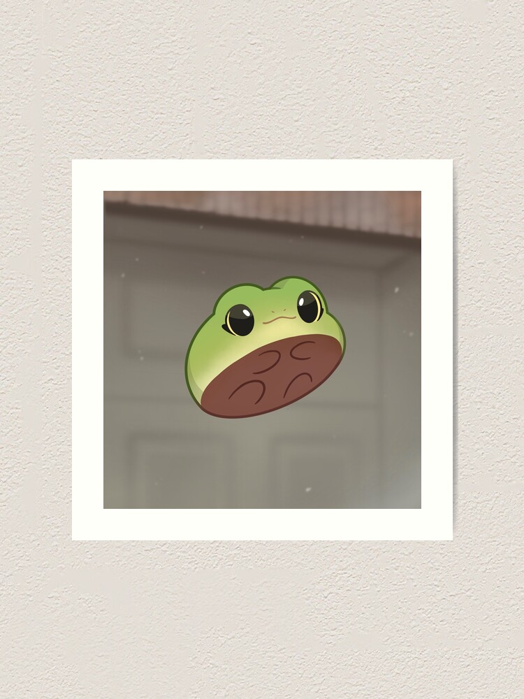 "Flat Frog" Art Print for Sale by Lilypawstudio | Redbubble