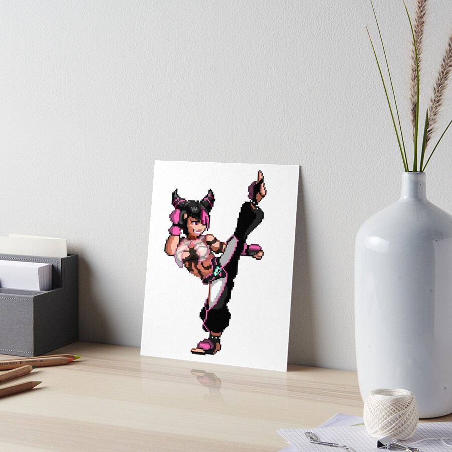 "Juri from Street Fighter" Sticker for Sale by Dougy FreshArt | Redbubble