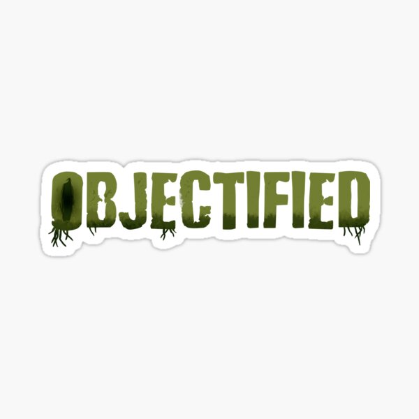 "Objectified Logo" Sticker for Sale by ObjectifiedO | Redbubble