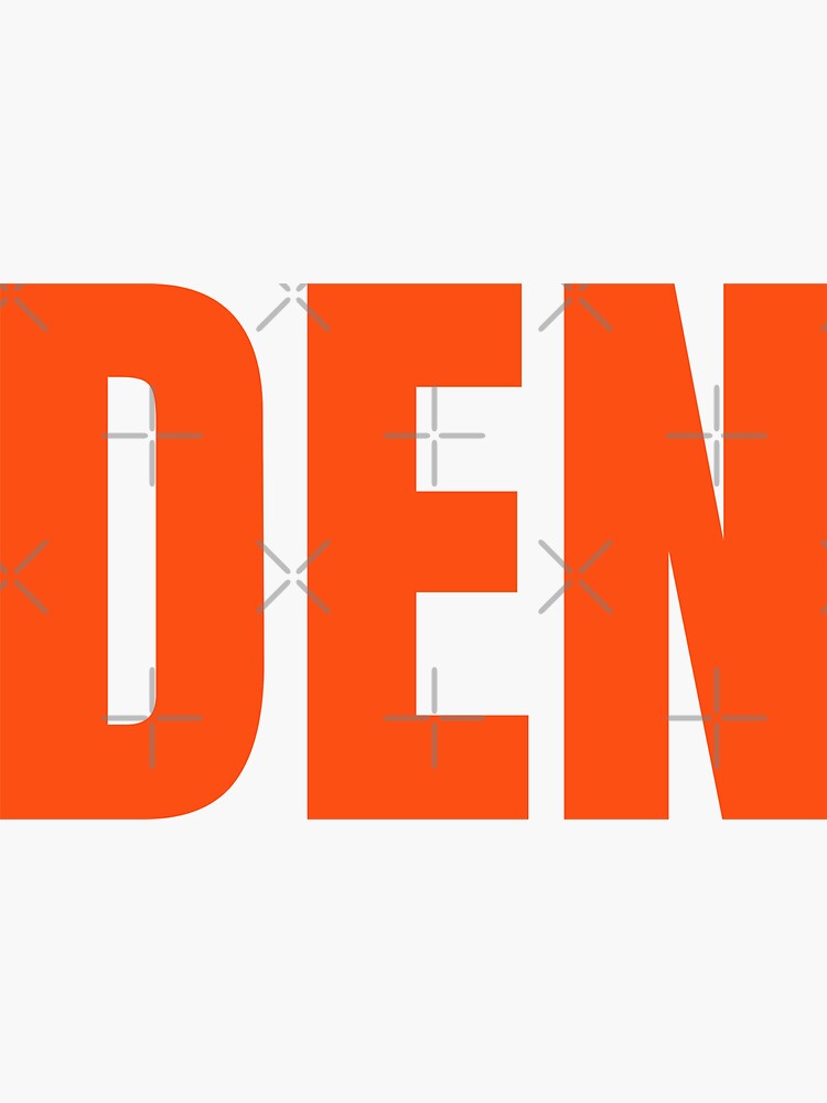 "Den-Fans" Sticker for Sale by MrDesigner147 | Redbubble