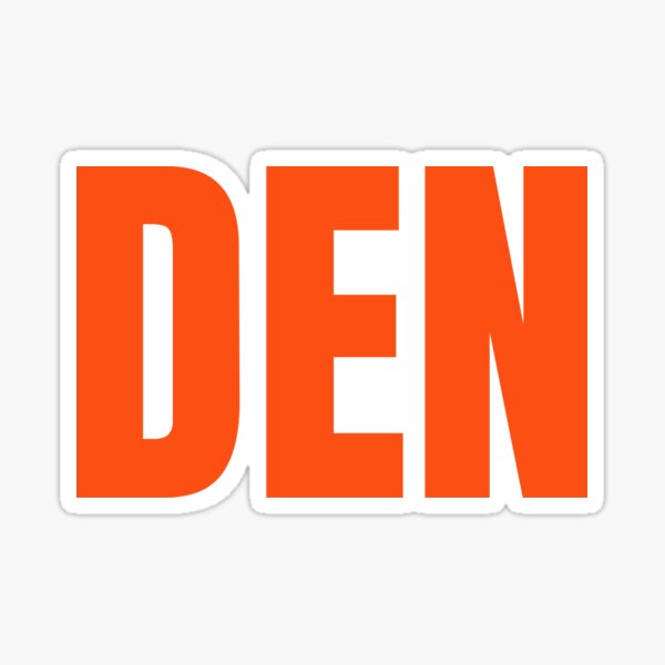 "Den-Fans" Sticker for Sale by MrDesigner147 | Redbubble