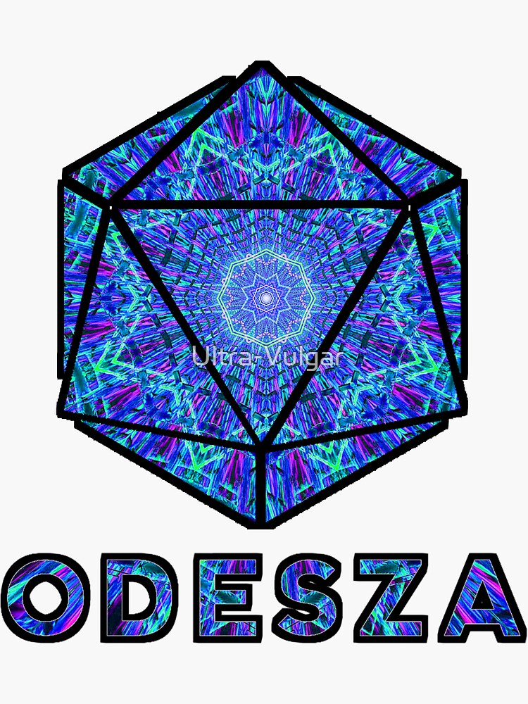 "odesza emblem " Sticker for Sale by Ultra-Vulgar | Redbubble