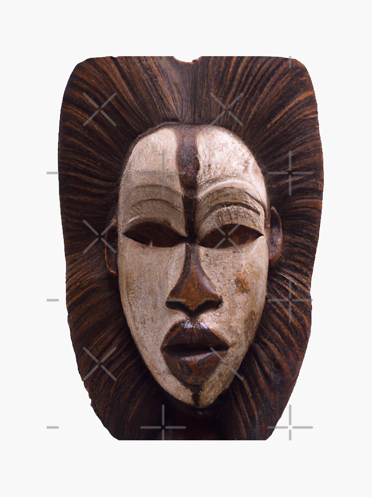 "Exclusive Nigerian Mask " Sticker for Sale by NaomiGTZP | Redbubble