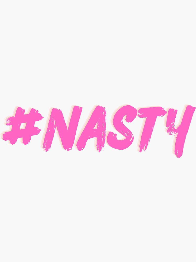 "Hashtag Nasty Women Sticker" Sticker for Sale by Itis-Whatitis | Redbubble
