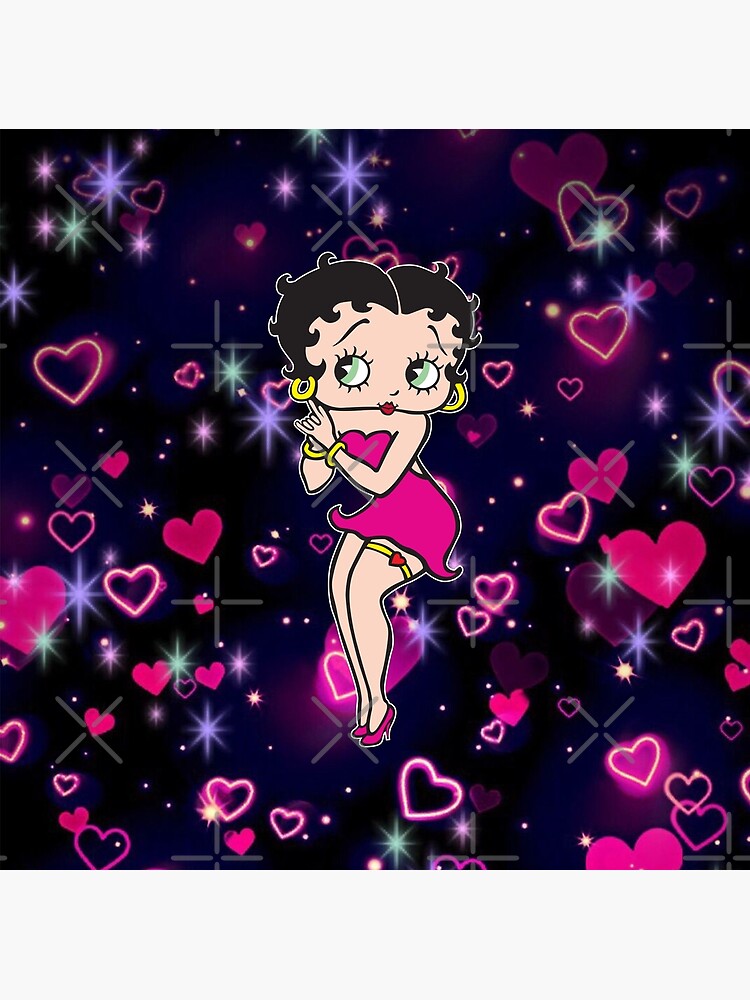 Betty Boop Collage Pink 2023 Betty Boop Betty Boop Sassy Betty Boop 2022 Cute Girl Cartoon