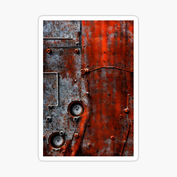Rusty Red Scrap Iron Stickers for Sale | Redbubble