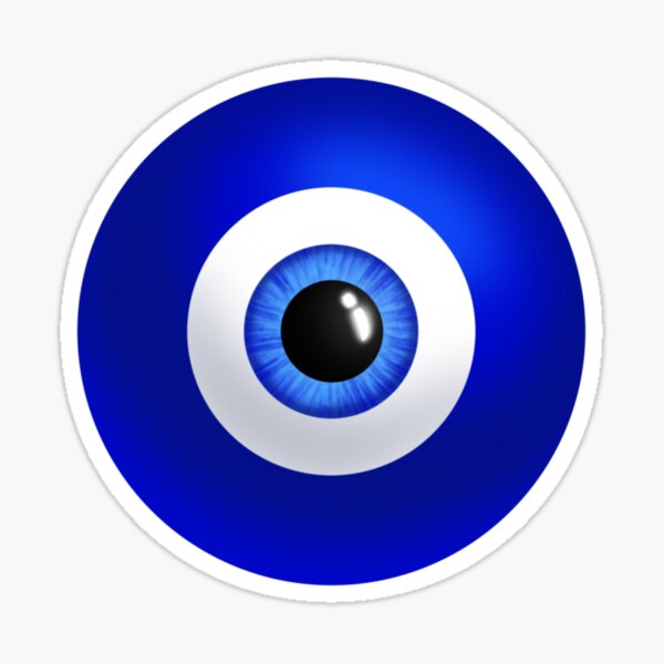 "3D Evil eye" Sticker for Sale by PMDesigns222 | Redbubble