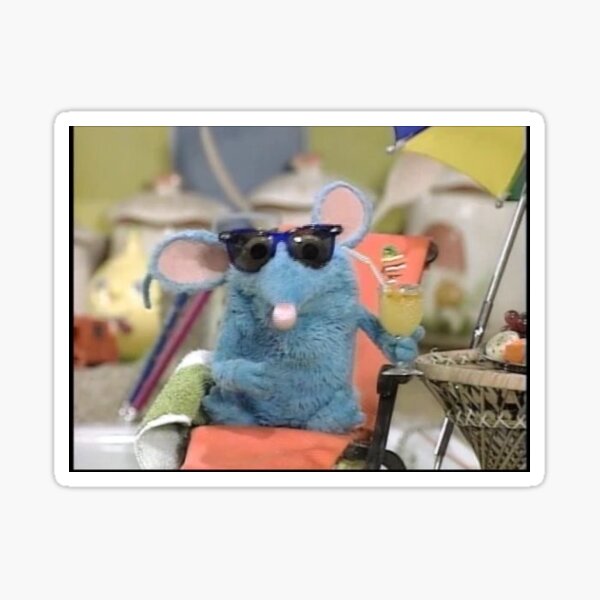 "Tutter Relaxing" Sticker for Sale by lydrus | Redbubble