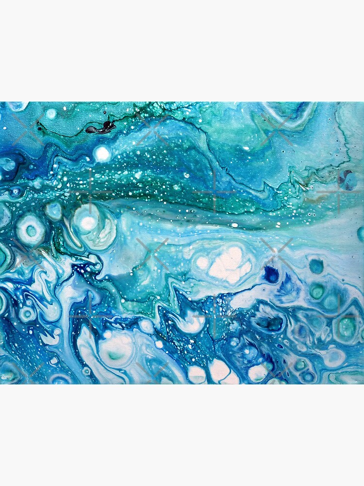"Cool Ocean Flow Art" Sticker for Sale by LaylaGriffinArt | Redbubble