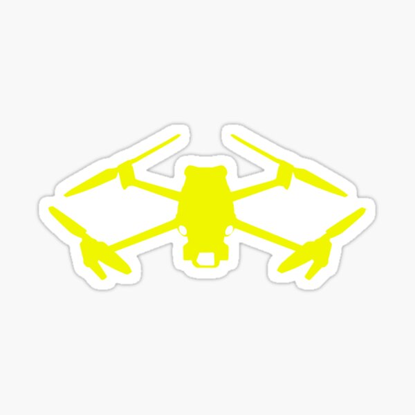 "DJI Mavic 3 Drone Yellow" Sticker for Sale by 0verload | Redbubble