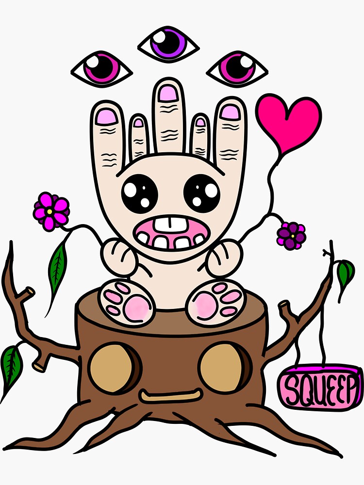 "Rabbit guru" Sticker for Sale by Squeepz | Redbubble