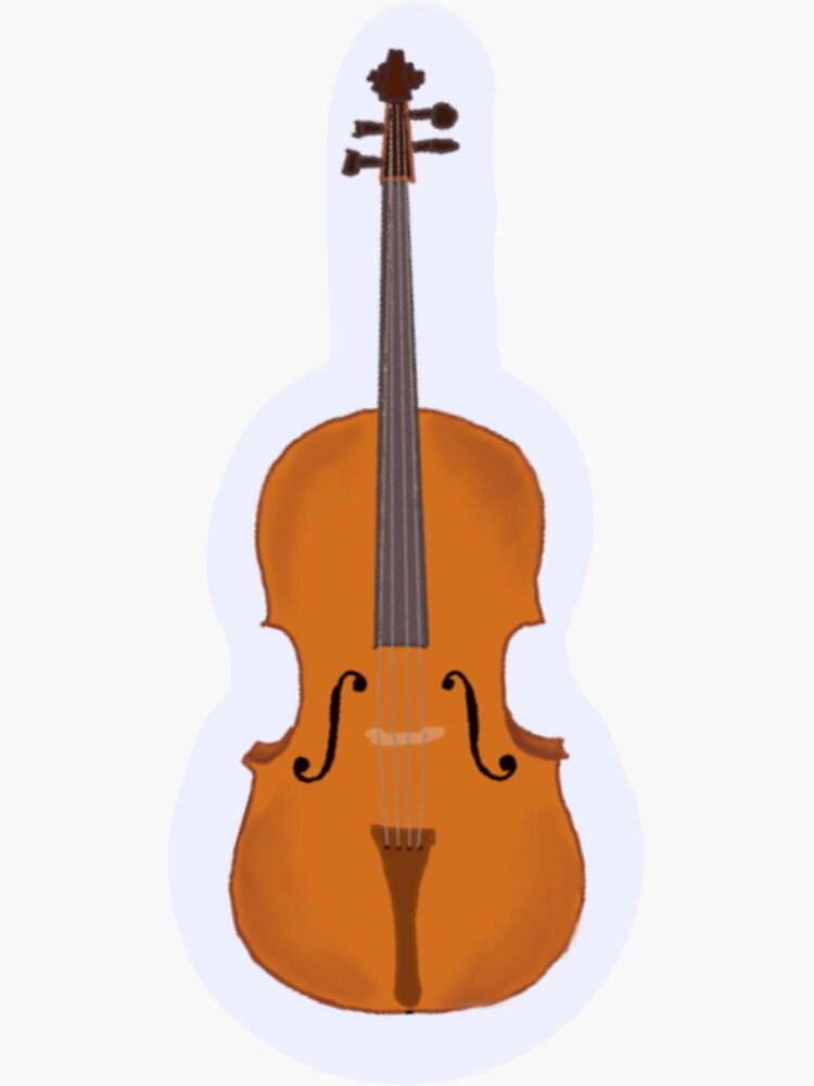 "Cello Sticker (The Music of Me and You)" Sticker for Sale by ...