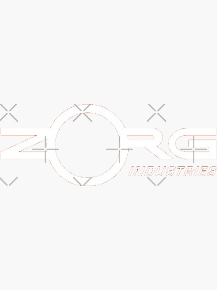 "Retro Zorg Industries" Sticker for Sale by DLutfy | Redbubble