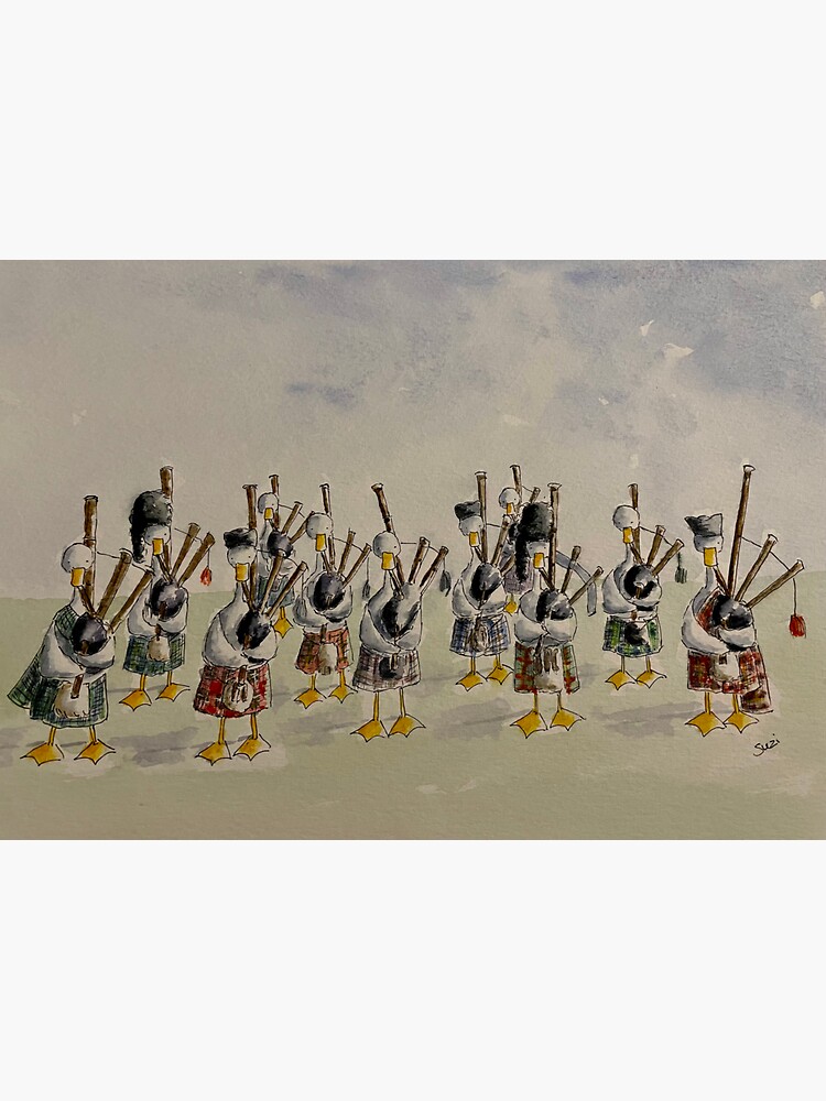 "Eleven ducks a piping" Sticker for Sale by SketchingDoctor | Redbubble