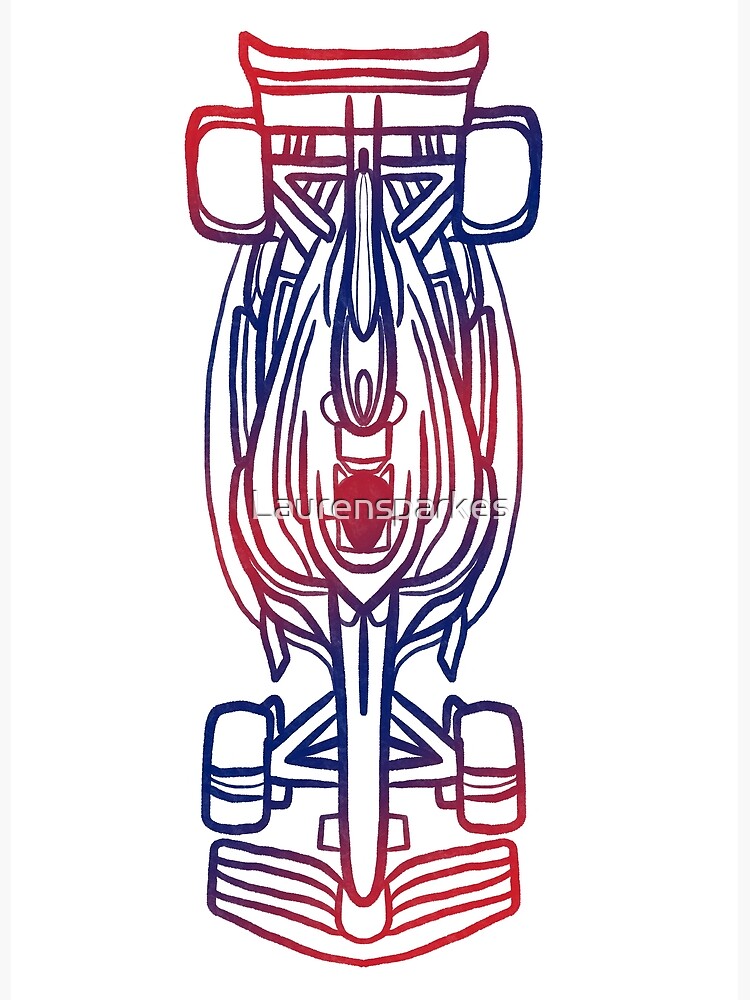 "Red Bull Line Art" Poster for Sale by Laurensparkes | Redbubble
