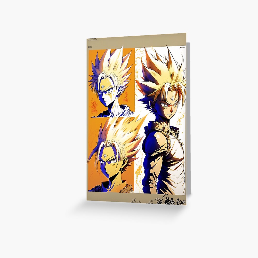 "Dragon Ball Z Style Fighter Card (Anime Character / Manga Hero / DBZ ...