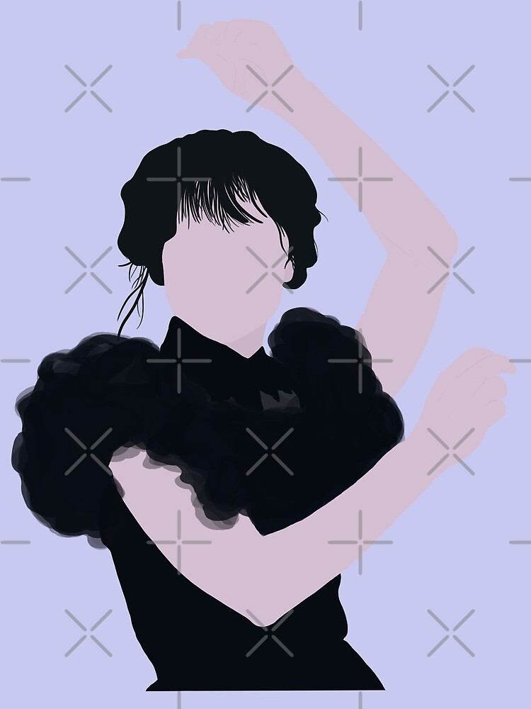 "Wednesday Addams dancing at Rave’N Jenna Ortega Netflix " Photographic ...