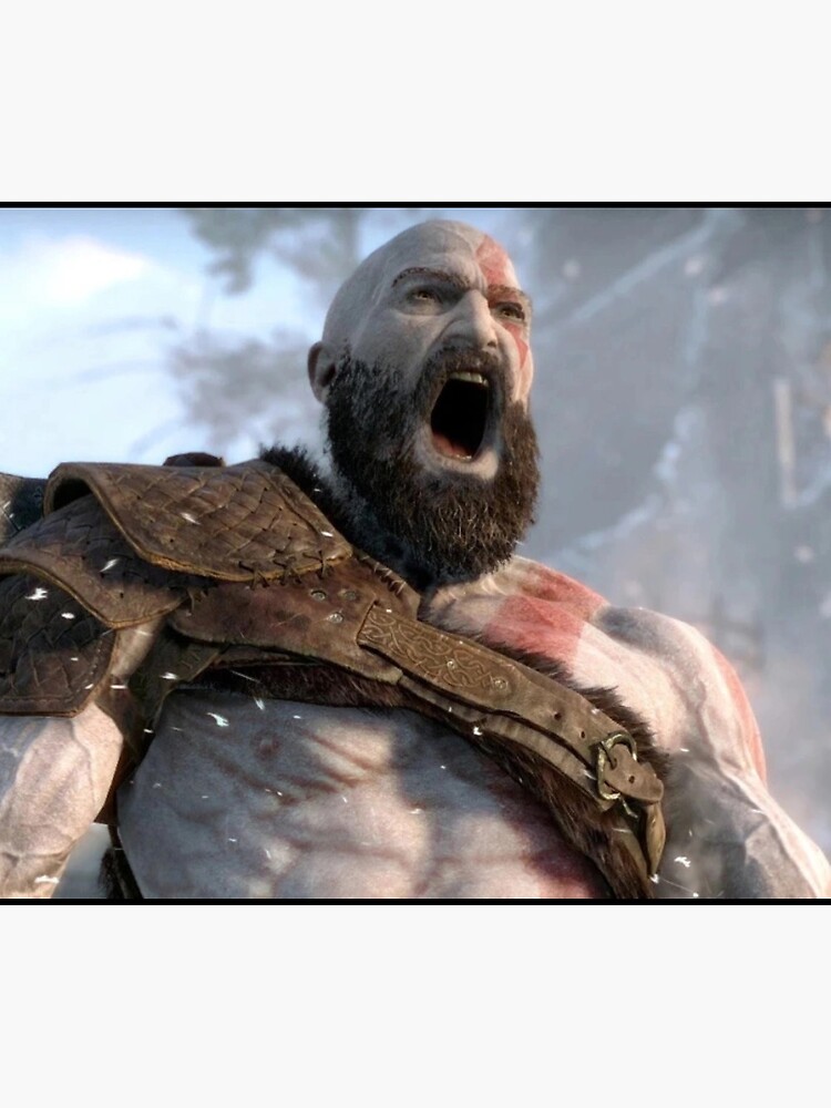 "GOD OF WAR KRATOS " Mouse Pad for Sale by Cowboy Mike | Redbubble