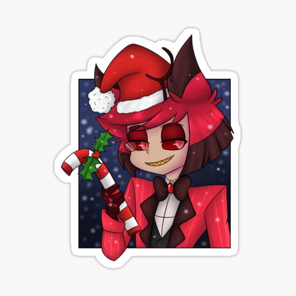 "Hazbin Hotel Alastor" Sticker for Sale by seyd-art | Redbubble