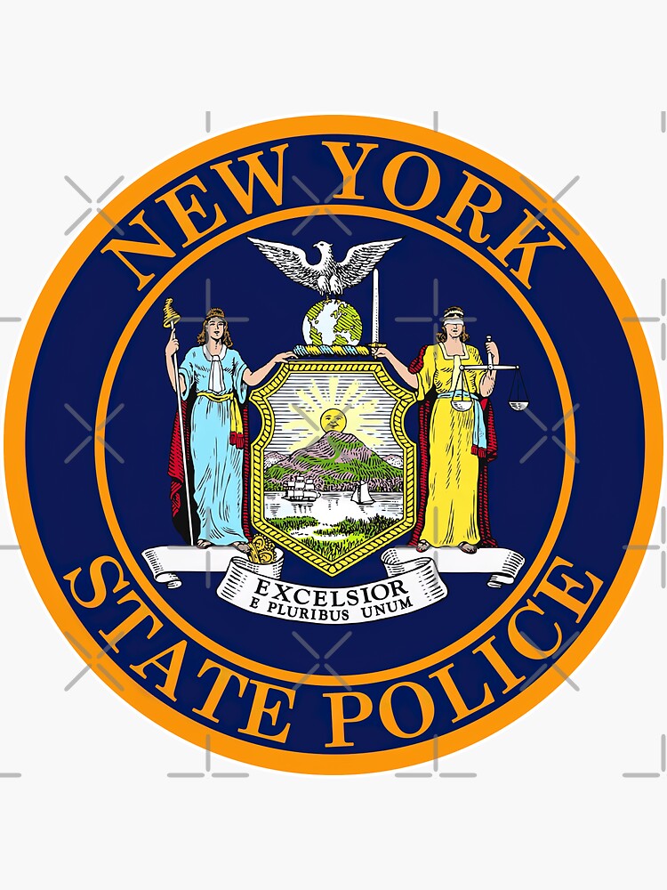 "New York State Police Logo Seal, badge, emblem, logo patch" Sticker ...