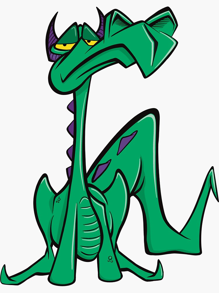 "Snob Dragon(Variant)" Sticker for Sale by MacStreet | Redbubble
