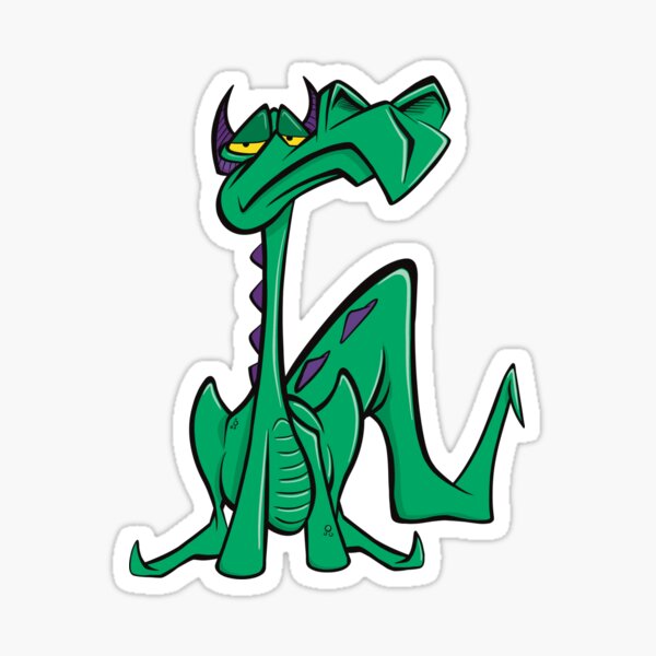 "Snob Dragon(Variant)" Sticker for Sale by MacStreet | Redbubble