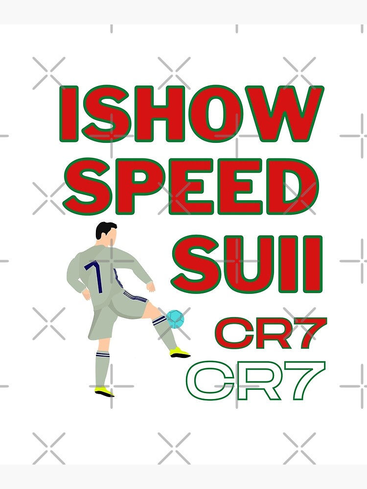 "Ishowspeed" Poster for Sale by Babytopia | Redbubble