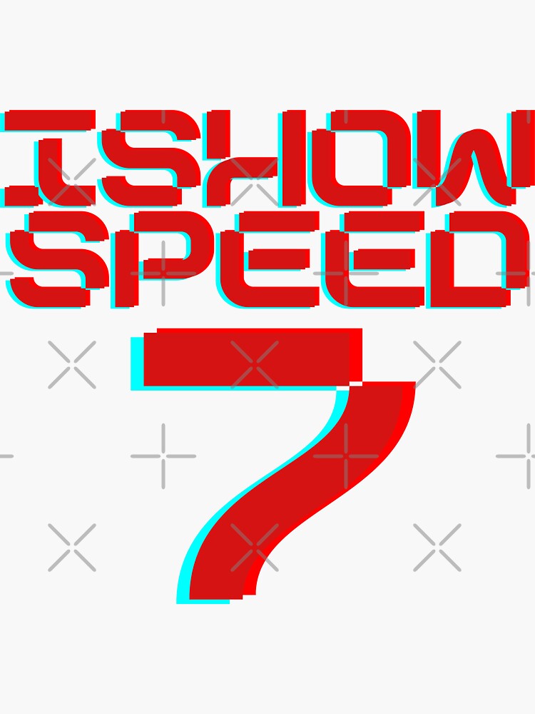 "Ishowspeed" Sticker for Sale by Babytopia | Redbubble
