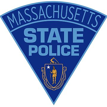 "Massachusetts State Police Logo - Badge - Shield - Patch" Sticker for ...
