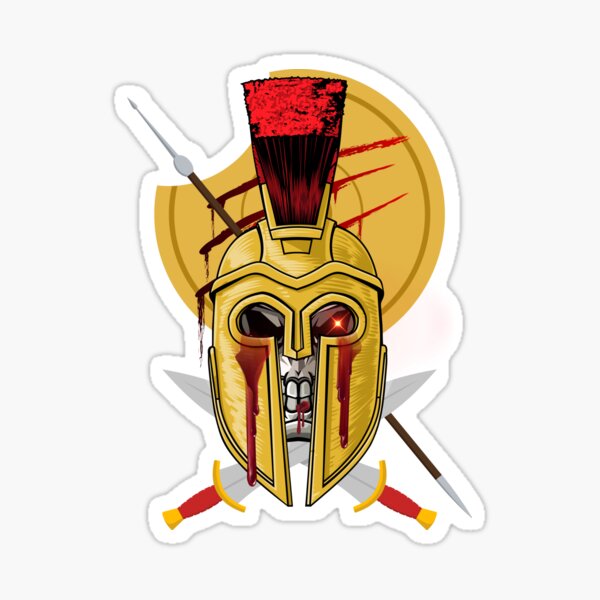 "Jason The Spartan Skull - Skeleton, spooky, horror, scary, dead Design ...